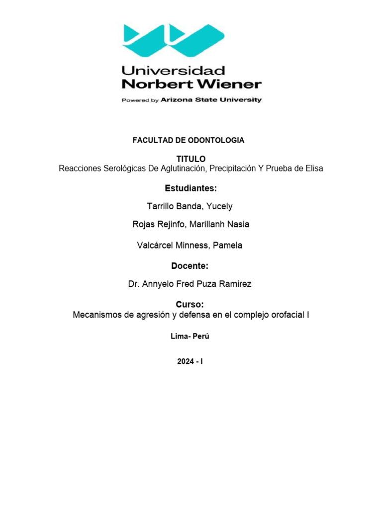 Monografía - Practica | PDF | Elisa | Anticuerpo