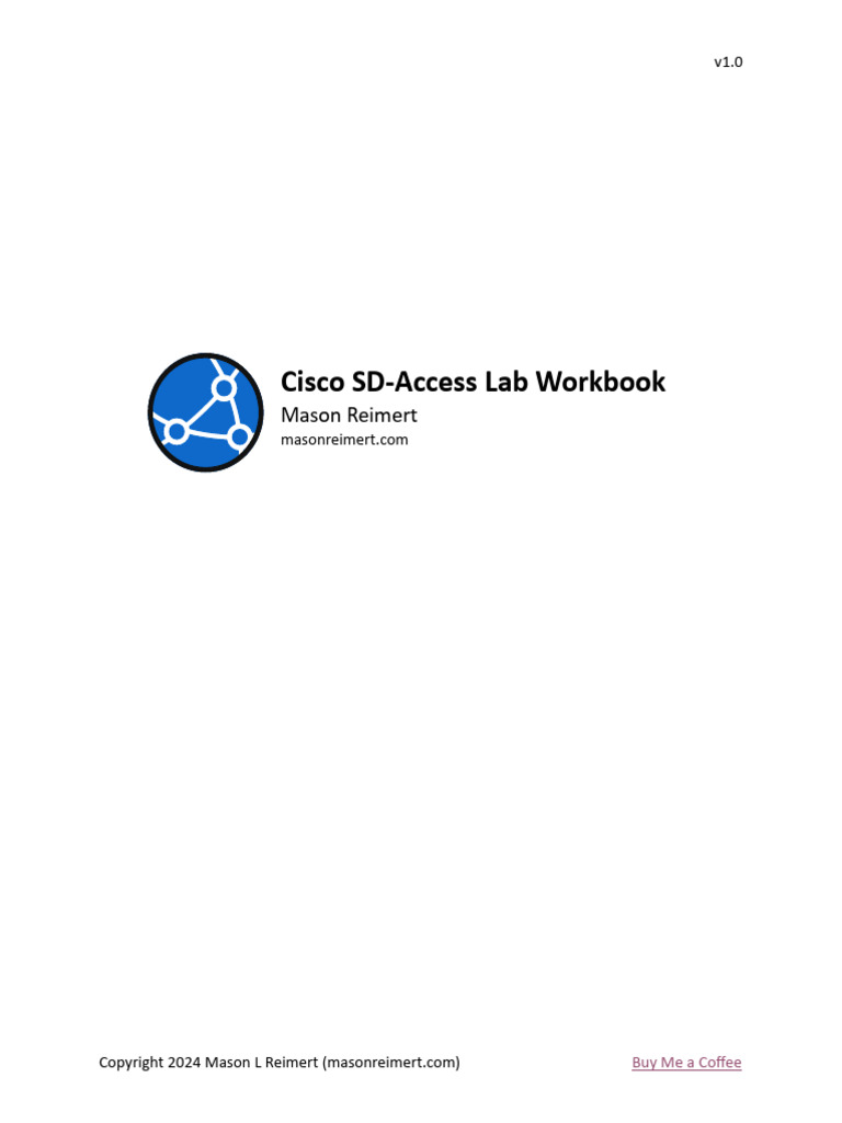 Cisco SD-Access Workbook | Download Free PDF | Computer Network | Router (Computing)