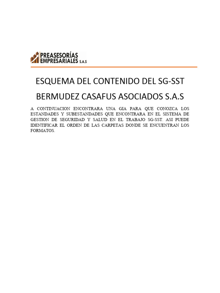 Esquema Para Sg Sst Pdf Ciencias De La Salud Salud Pública
