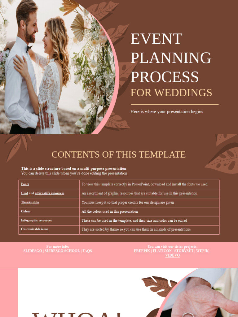 Event Planning Process For Weddings by Slidesgo | PDF | Planets | Mercury (Planet)