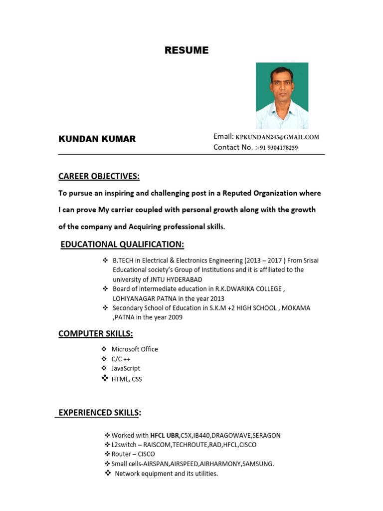 Microsoft Word - Kundan Resume | PDF