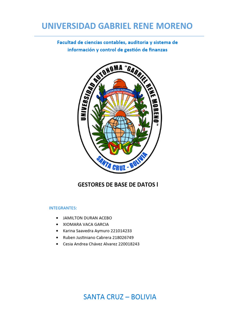 Gestores de Sistema de BBDD | PDF | Mi sql | Bases de datos