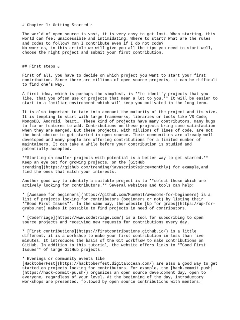 01-getting-started | Download Free PDF | Open Source | Software Bug