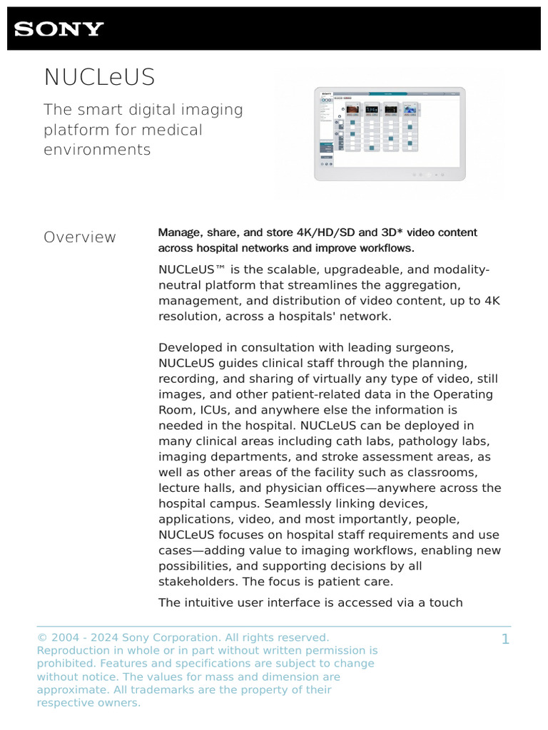 NUCLEUS | Download Free PDF | Video | Intensive Care Unit