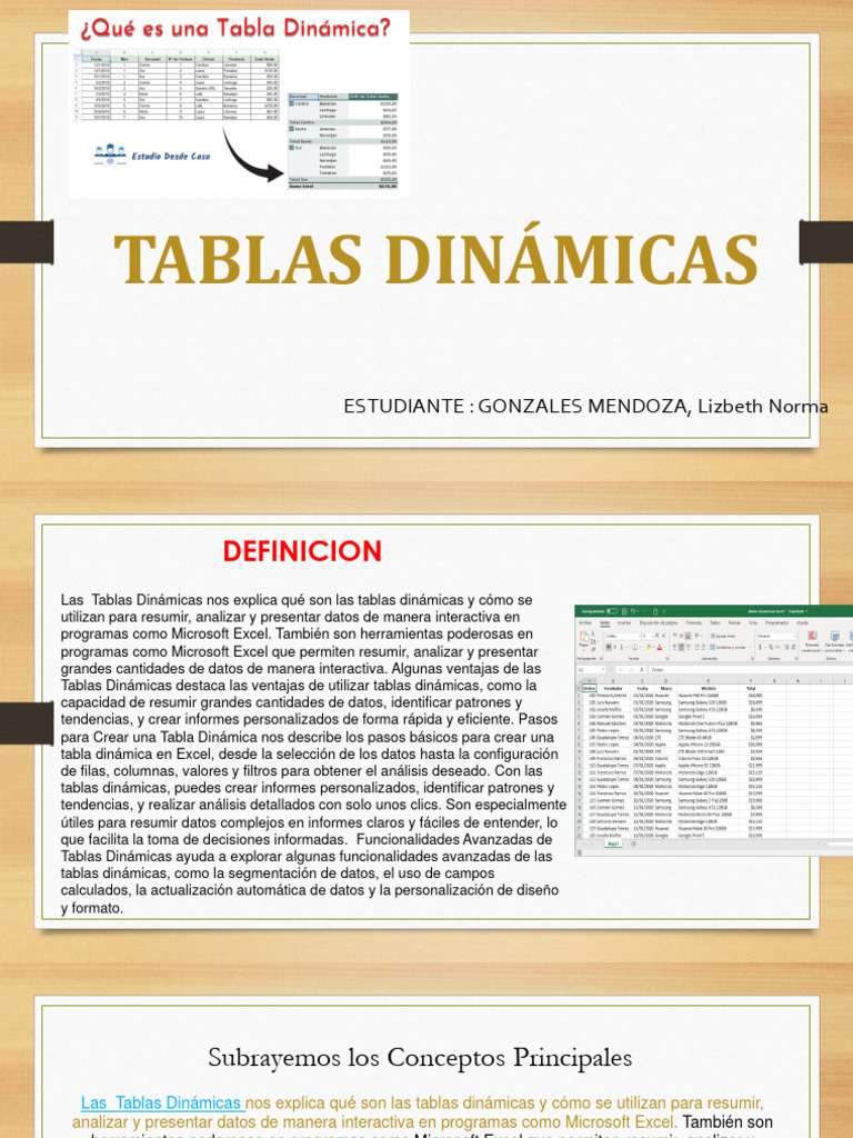 Tabla Dinamica Pdf Microsoft Excel Toma De Decisiones 5668