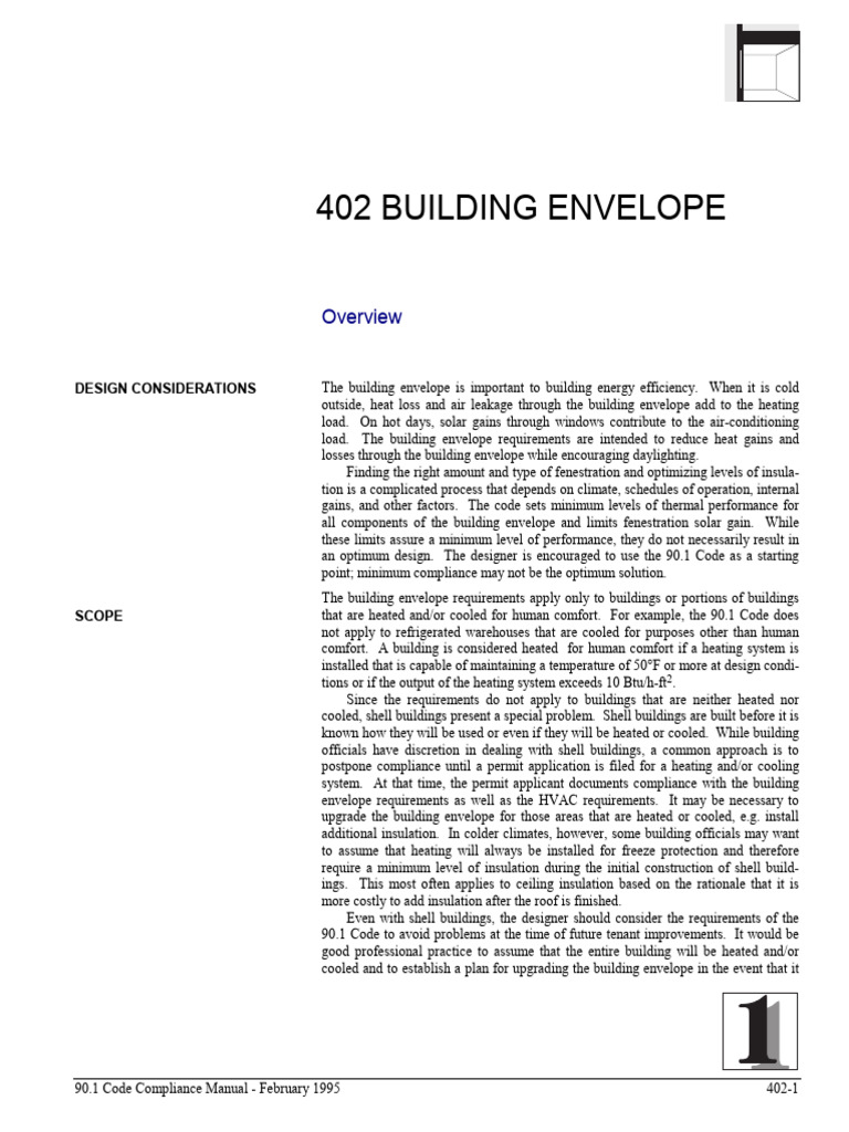 90.1 Building Envelope | PDF | Building Insulation | Window