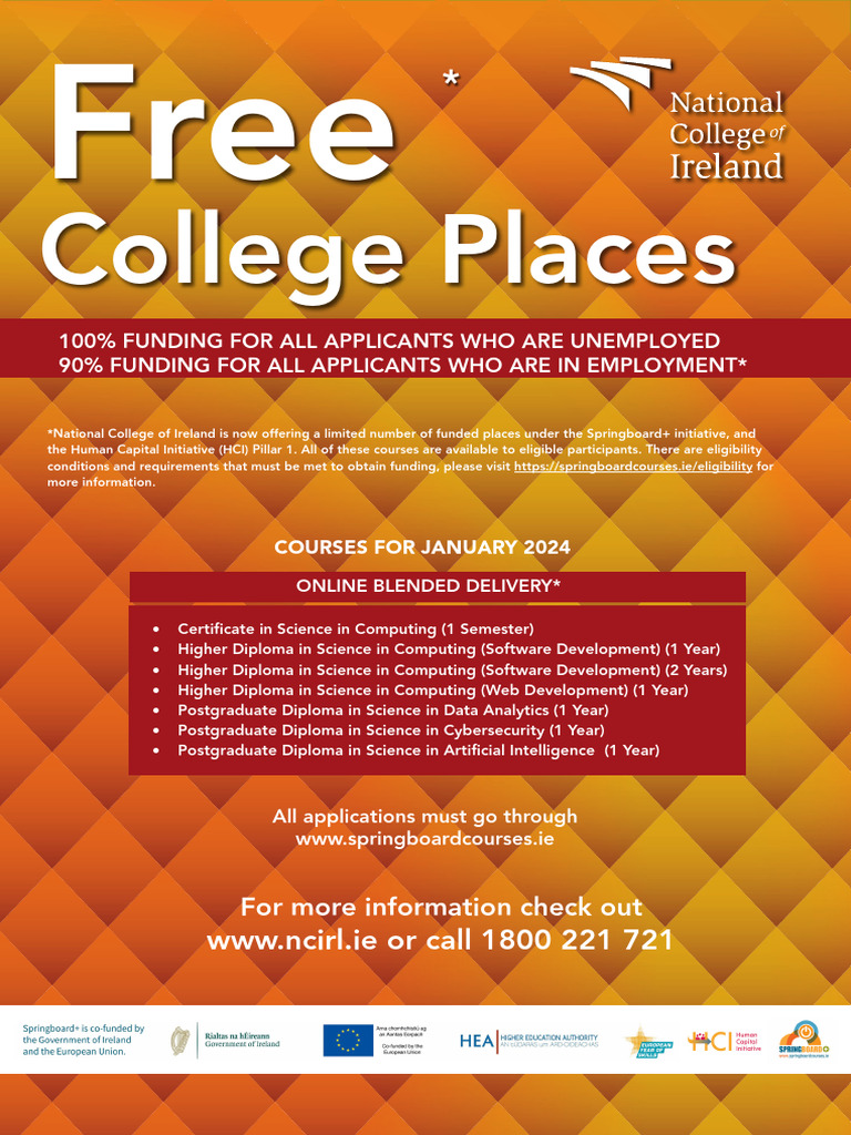 Springboard Jan 2024 Brochure Update | PDF | Educational Technology ...