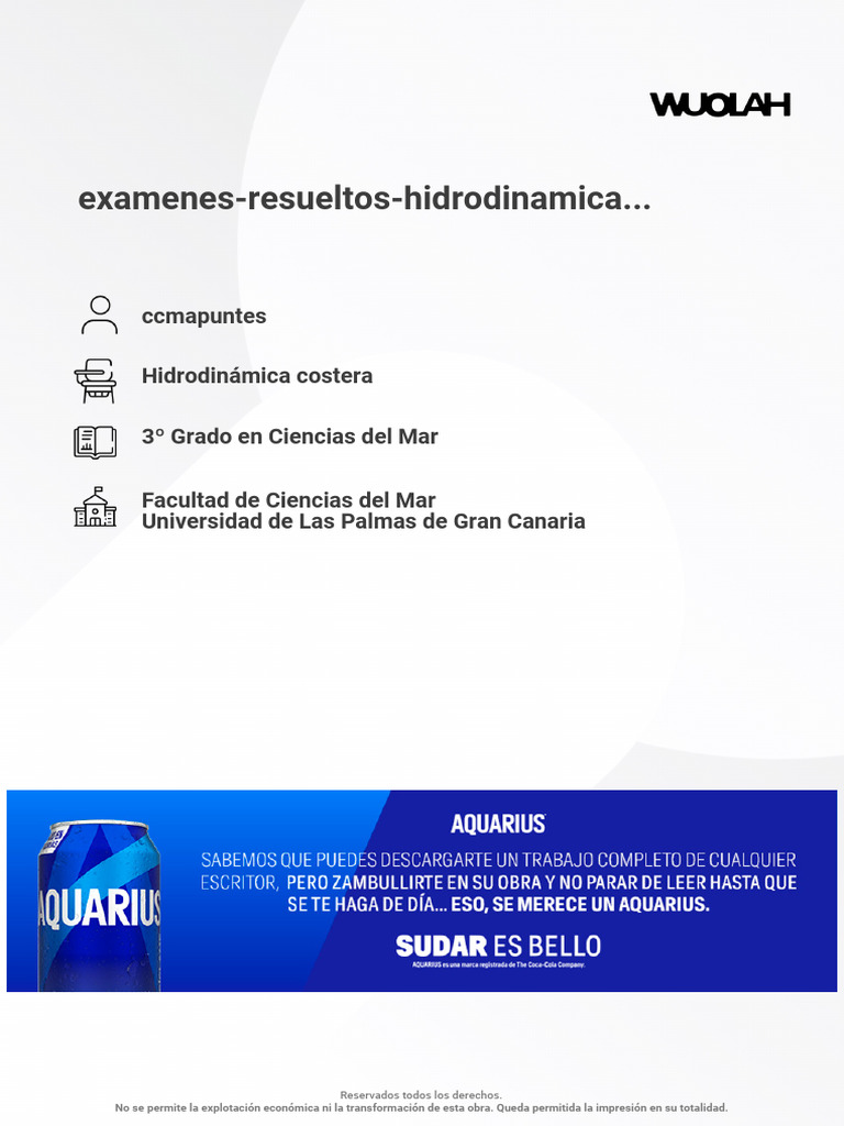 Examenes Hidro | PDF