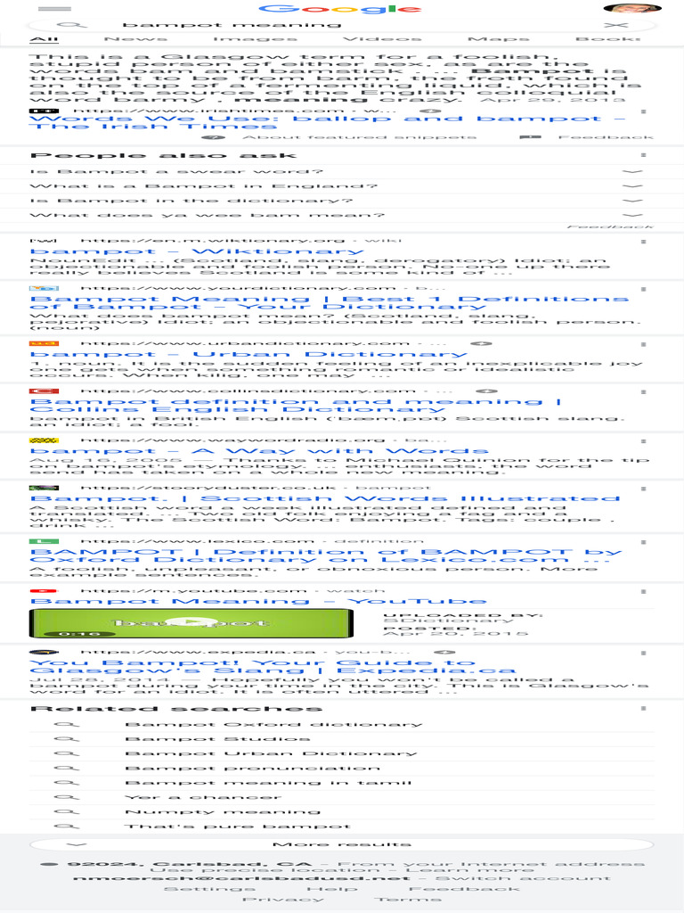 Bampot Meaning - Google Search | PDF | Dictionary | Lexicology