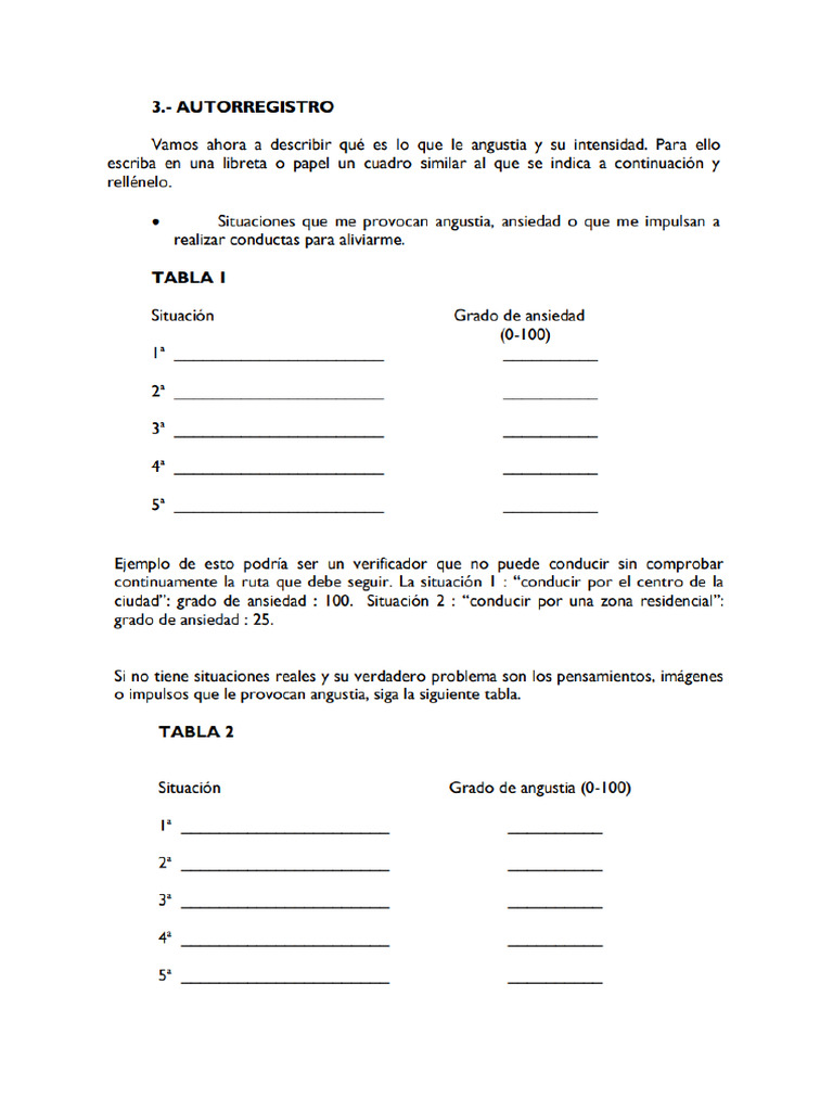 Taller Ejercicios Pensamientos - 1-2 | PDF