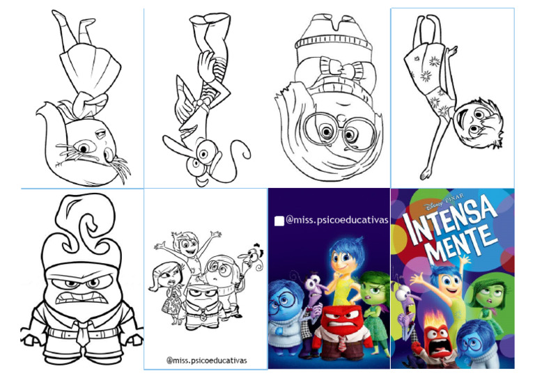 Mini Libro EMOCIONES Intensamente | PDF