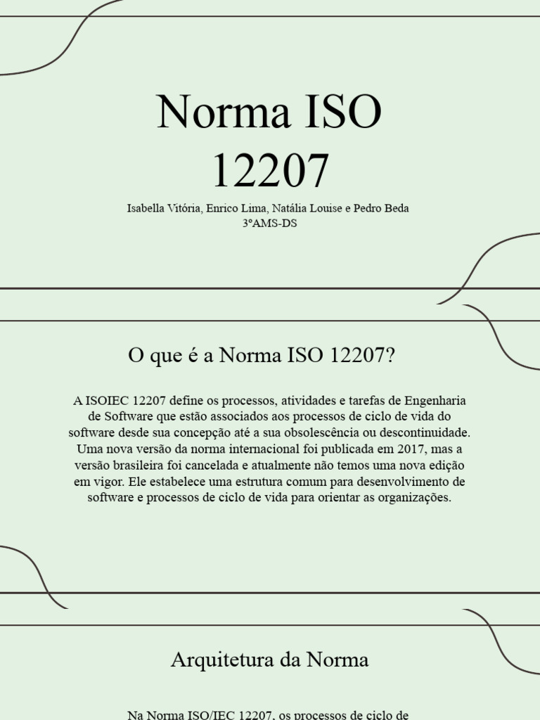 Entendendo a Norma ISO/IEC 12207 | PDF | Engenharia de Sistemas | Business
