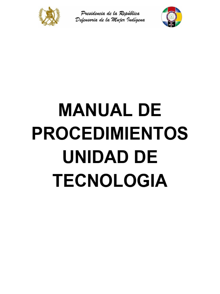 Manual de Procedimientos It Ejemplo | PDF | Soporte técnico | Archivo de computadora