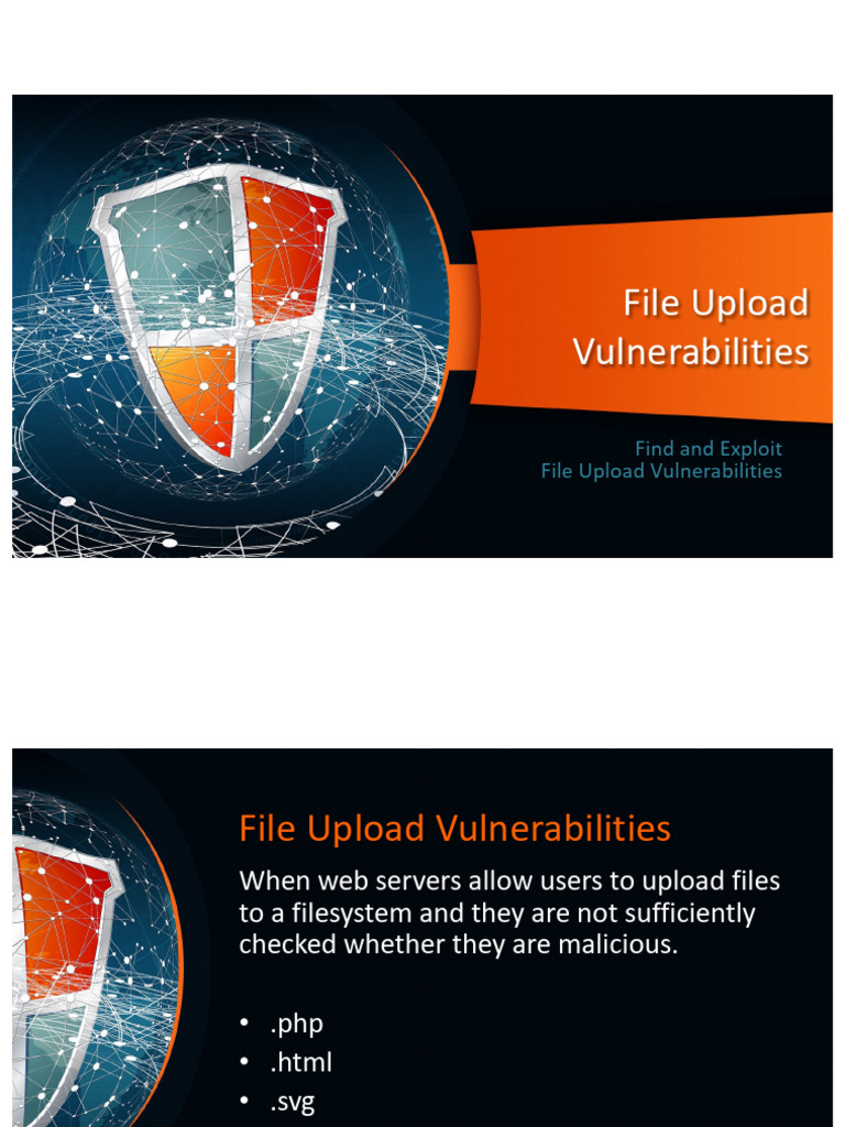 File Upload Vulnerabilities Guide | PDF | World Wide Web | Internet & Web