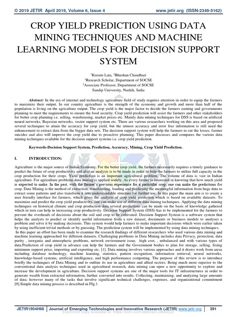 SSRN 3849320 | PDF | Data Mining | Artificial Neural Network