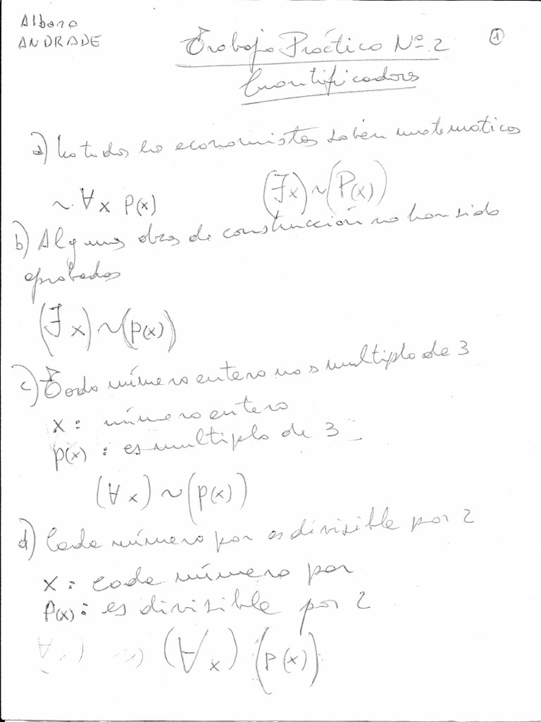 TP Nro 2 - Algebra - ANDRADE Albano | PDF
