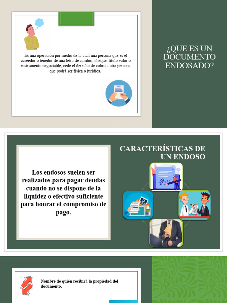 Que Es Un Documento Endosado | PDF