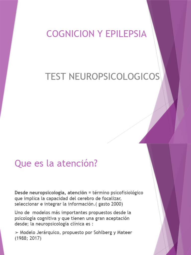 Modelos Atencionales y Memoria en Epilepsia | PDF | Atención | Memoria