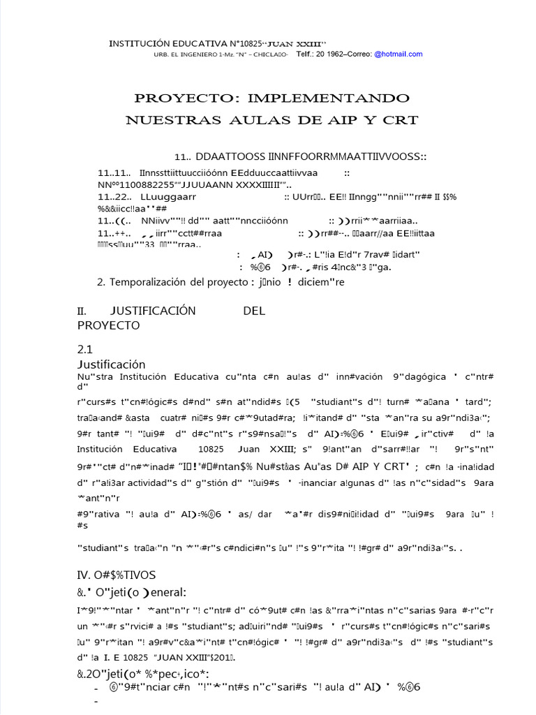 PDF Proyecto Implentacion de Aip - Compress | PDF