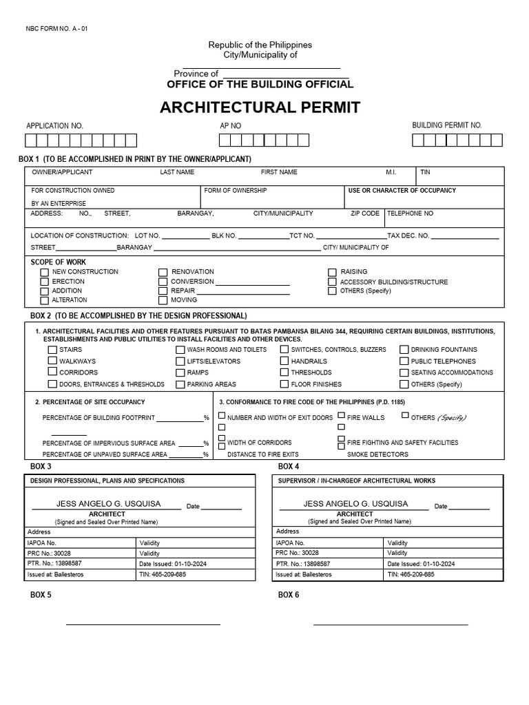 Architectural Permit | PDF