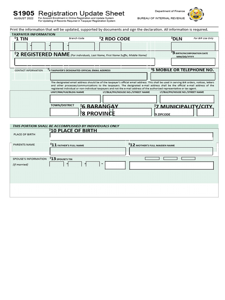 RMC No. 122-2022 S1905-RUS | PDF | Taxes | Government