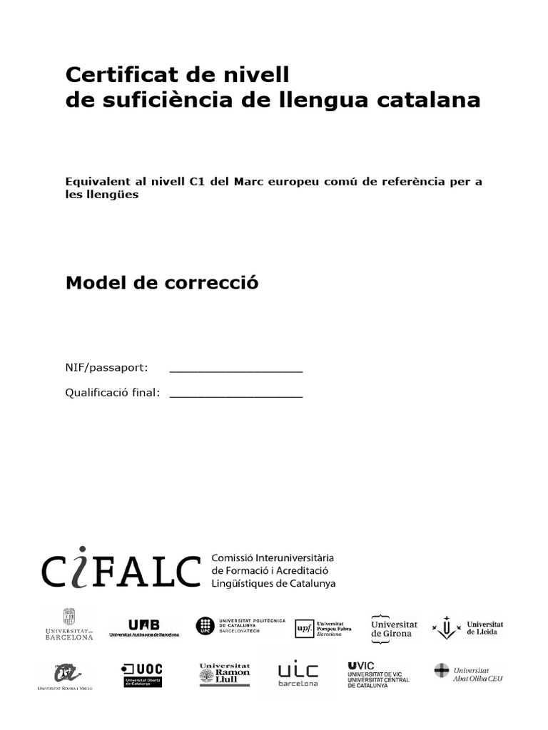 C1 Claumodelprova | PDF