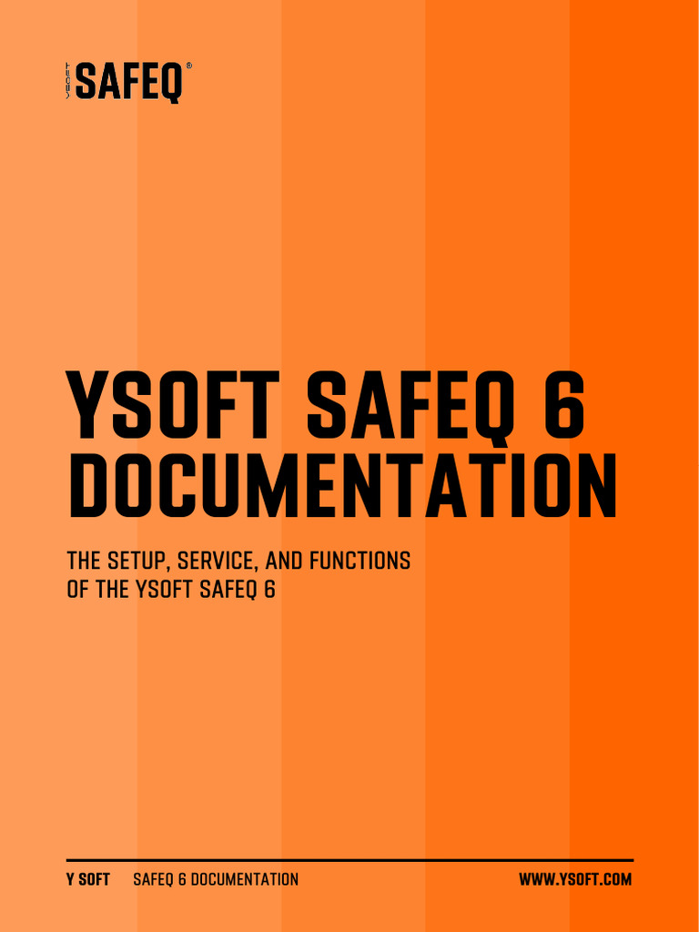 YSoft SafeQ 6 Build 50 Documentation | PDF | Personal Identification Number | Graphical User ...