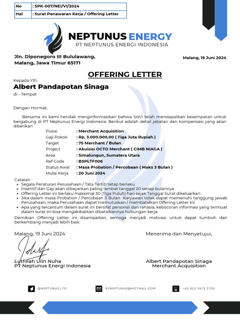 Bspltf06 Albert P Sinaga | PDF