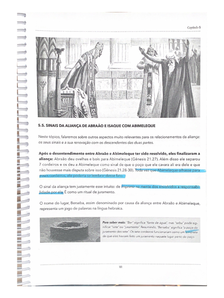 5.5. Sinais Da Aliança de Abraão e Isaque Com Abimeleque | PDF