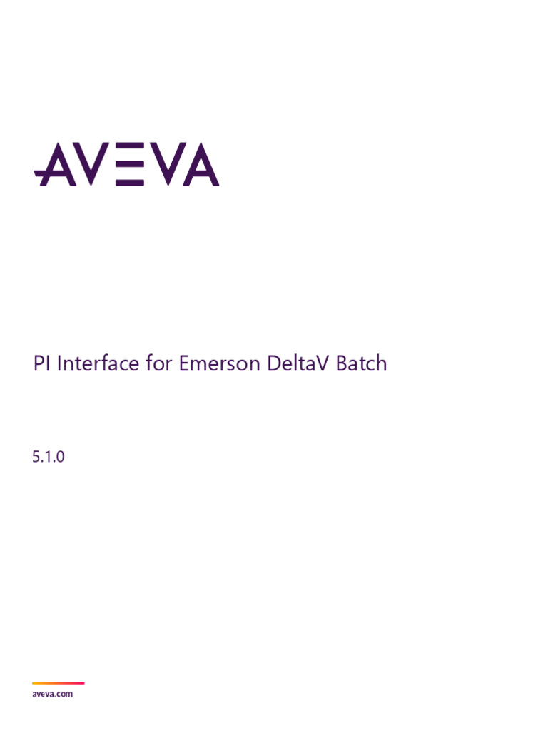 PI Interface For Emerson DeltaV Batch 5.1.0 User Guide | PDF | Databases | Microsoft Sql Server