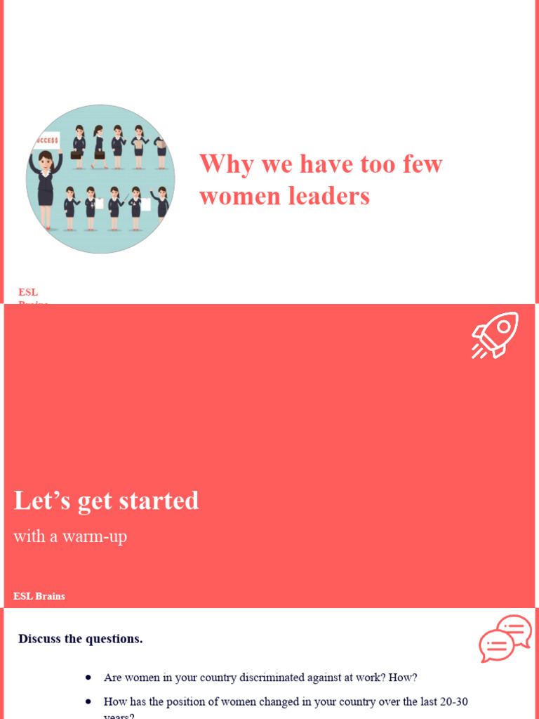 Why We Have Too Few Women Leaders | PDF | Behavioural Sciences | Social ...
