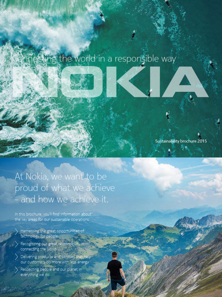 Nokia Sustainability Brochure 0 | PDF | Sustainability | Efficient ...