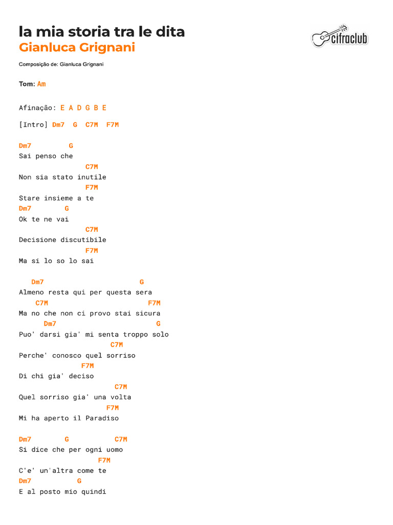 La Mia Storia Tra Le Dita | PDF