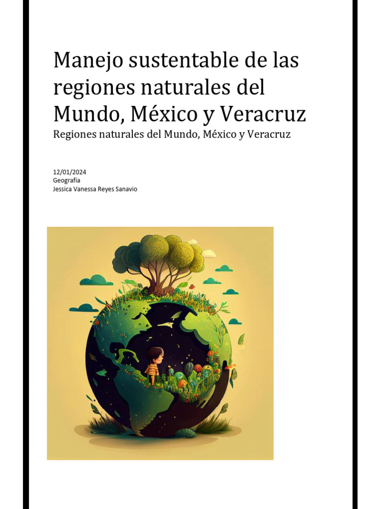 Manejo Sustentable de Las Regiones Naturales Del Mundo | PDF ...
