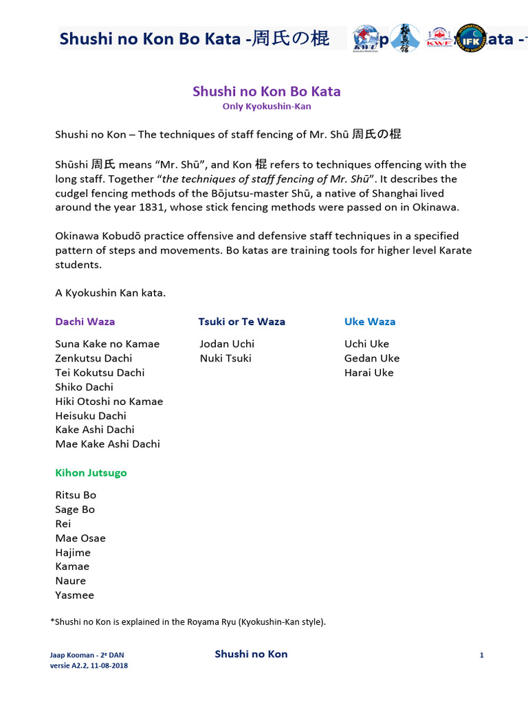 Shushi No Kon v2 | PDF | Dō | Gendai Budo