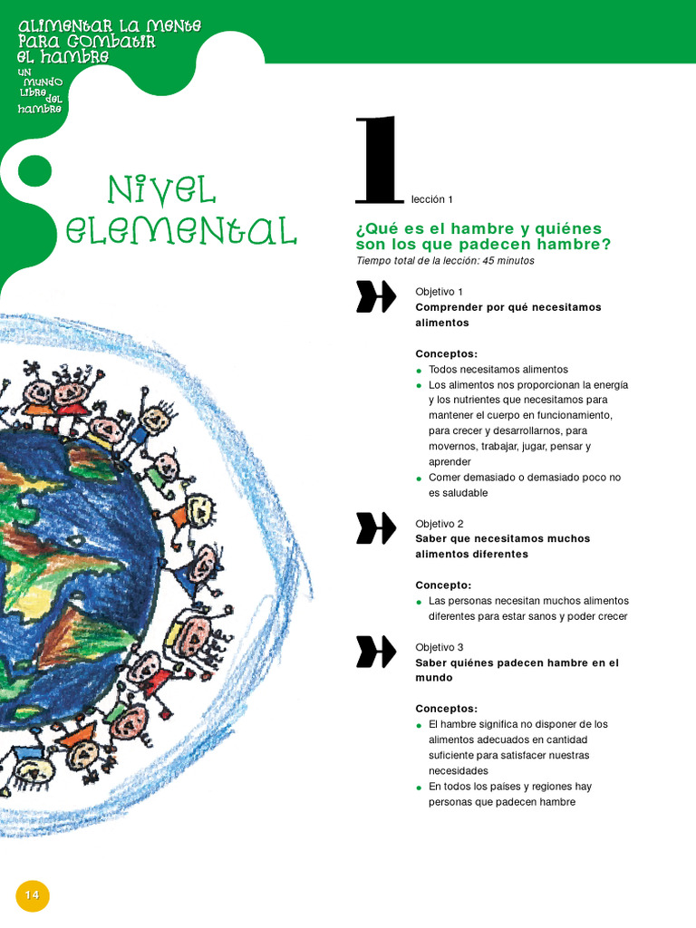 Hambre Y Malnutricion Basico Descargar Gratis Pdf Alimentos Hambre