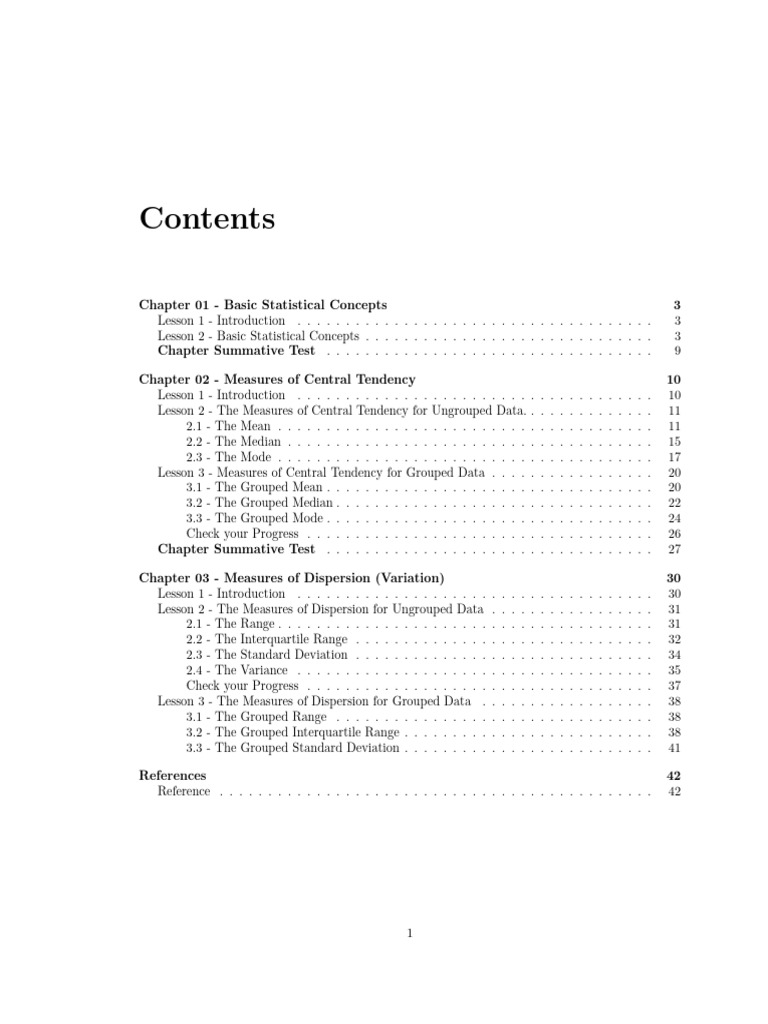 Descriptive and Inferential Statistics Course Pack | PDF | Statistics ...