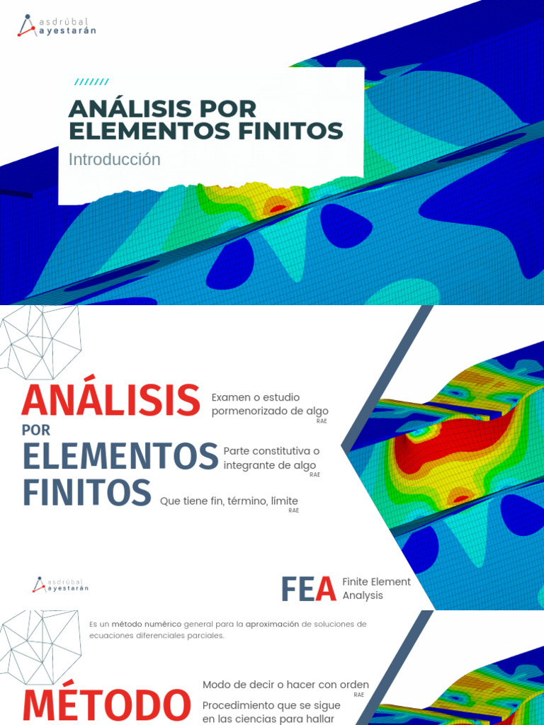 M1 Curso FEA - 2022 Introduccion | PDF | Método de elementos finitos ...