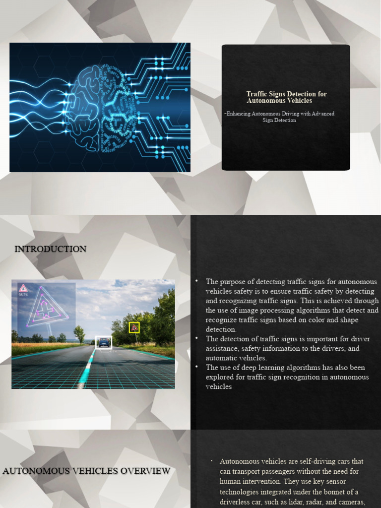 Traffic Sign PPT | PDF | Traffic | Computer Science