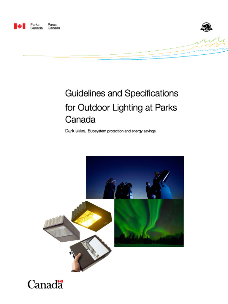 Guidelines and Specifications For Outdoor Lighing at Parks in Canada ...
