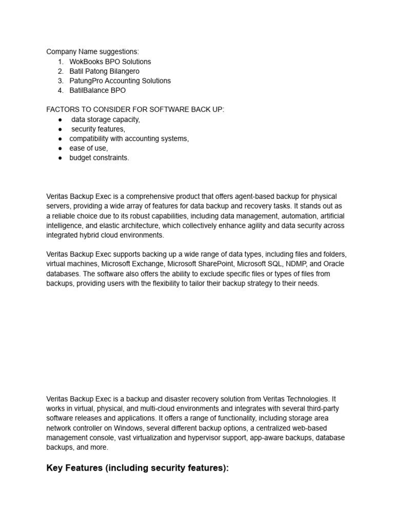 Backup Exec Pdf Backup Cloud Computing