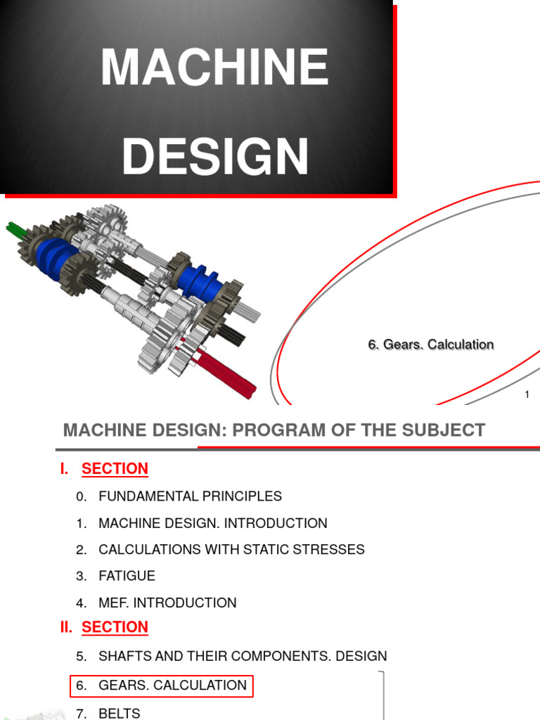 6 Gears | PDF | Gear | Friction