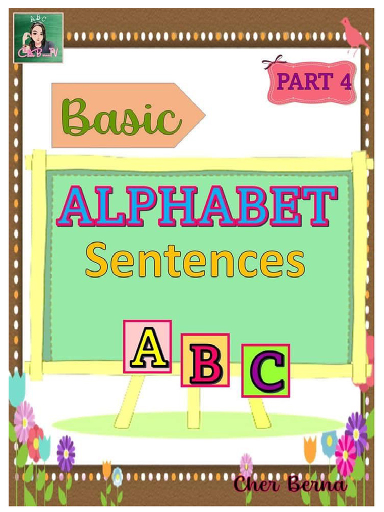 Alphabet Sentence | PDF