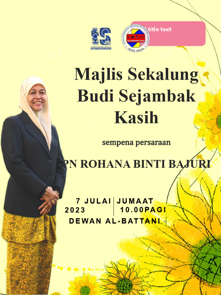 Buku Program Majlis Persaraan PN Rohana Bajuri | PDF