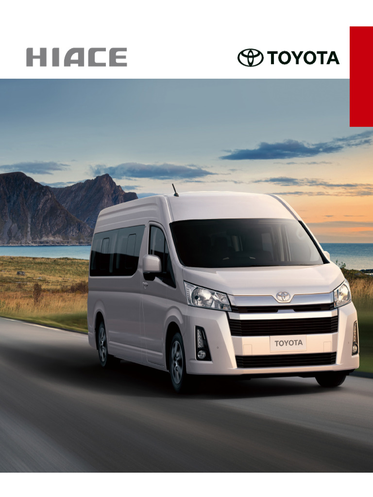 Toyota Hiace Pasajeros All - Brochure | PDF