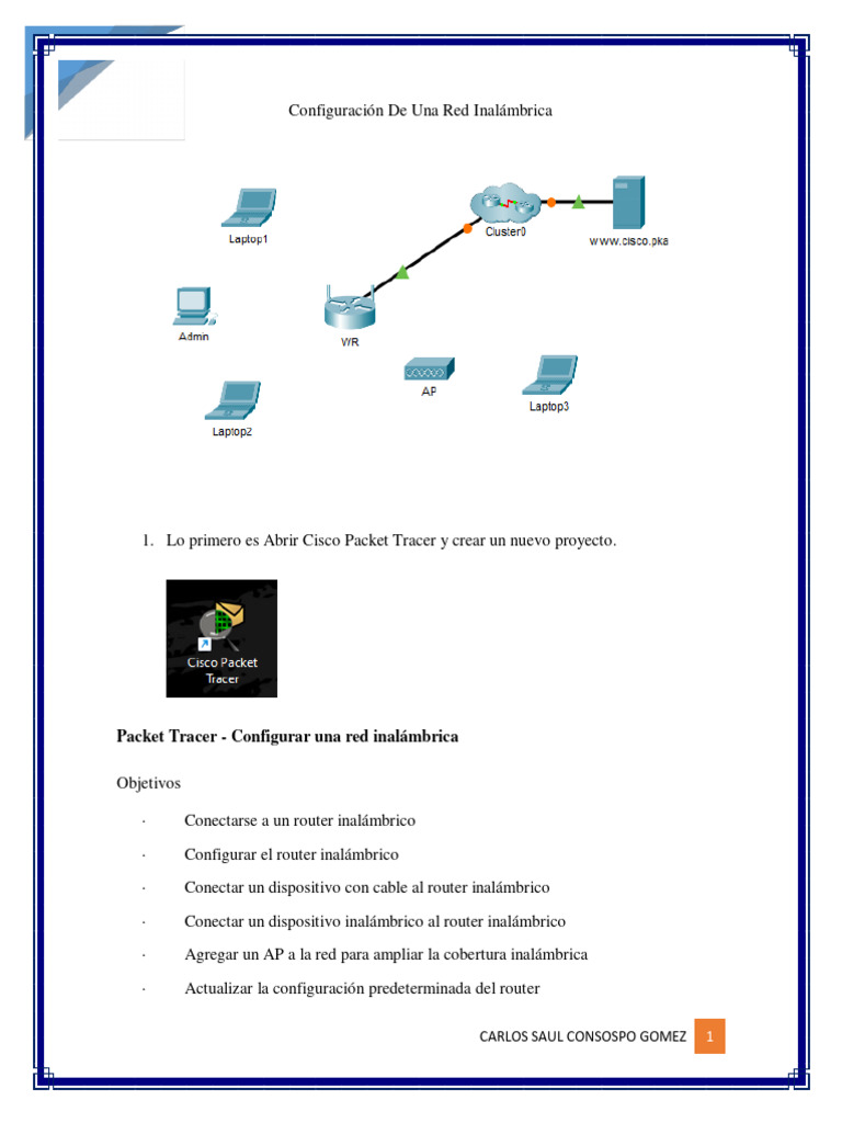 Configuracion de Una Red Inalambrica | Descargar gratis PDF | Dirección IP | Enrutador (Computación)