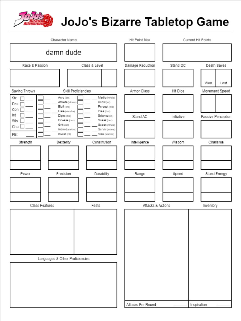 Damn Dude | PDF