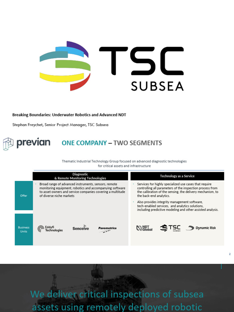 TSC Subsea-AOG - AINDT - Knowledge Forum - 2024 | PDF | Nondestructive ...