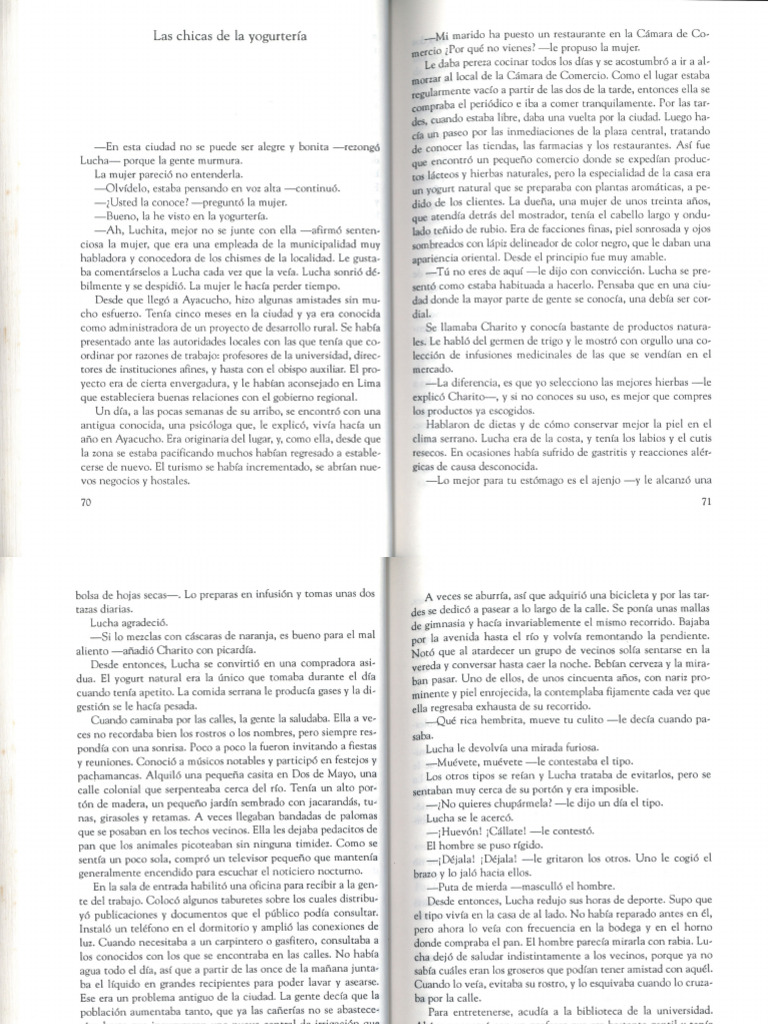 PD4 Las Chicas de La Yogurtería - Pilar Dughi | PDF