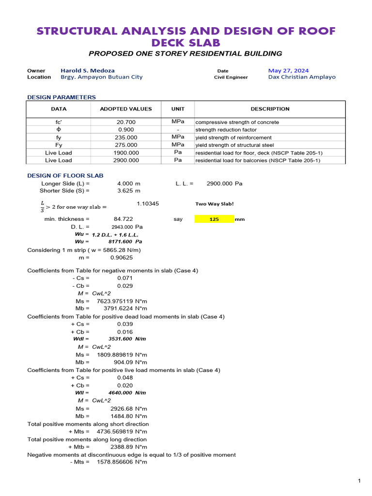 Dax Slab | PDF | Materials | Building Engineering